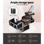 Embellir Large Travel Makeup Case – Professional Beauty Organiser with ...