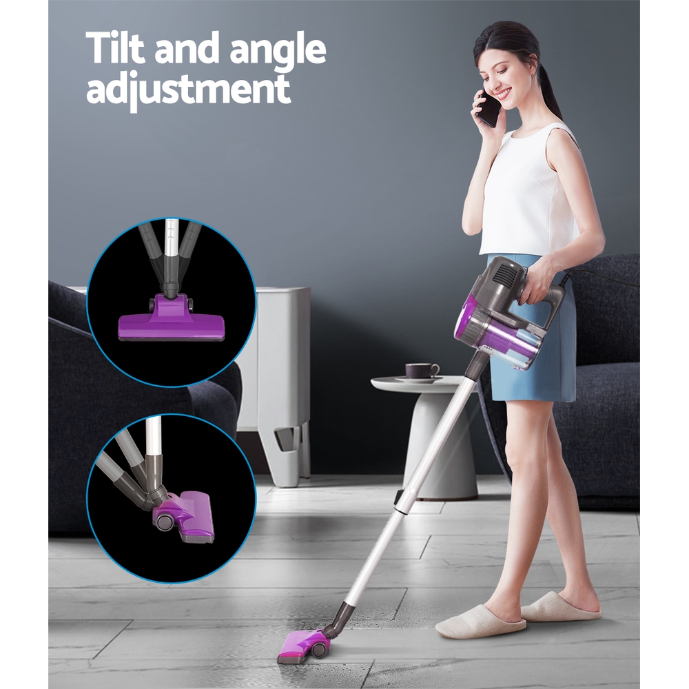 Devanti Handstick Vacuum Cleaner | Powerful Corded Vacuum with HEPA ...