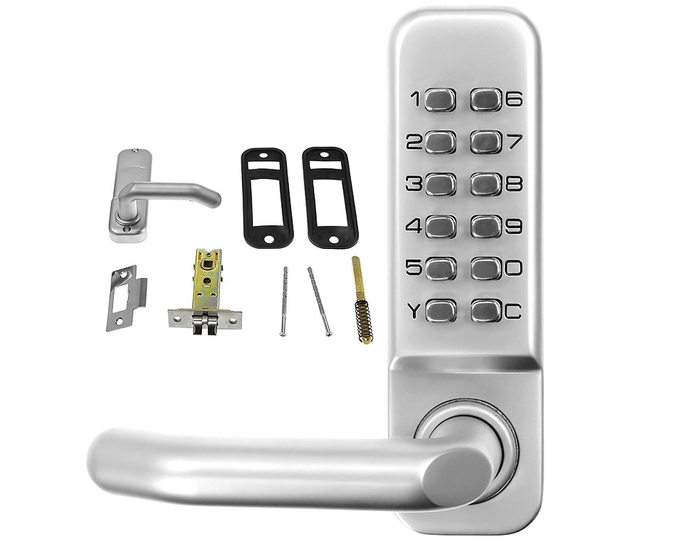 Keyless Push Button Lock for Enhanced Security