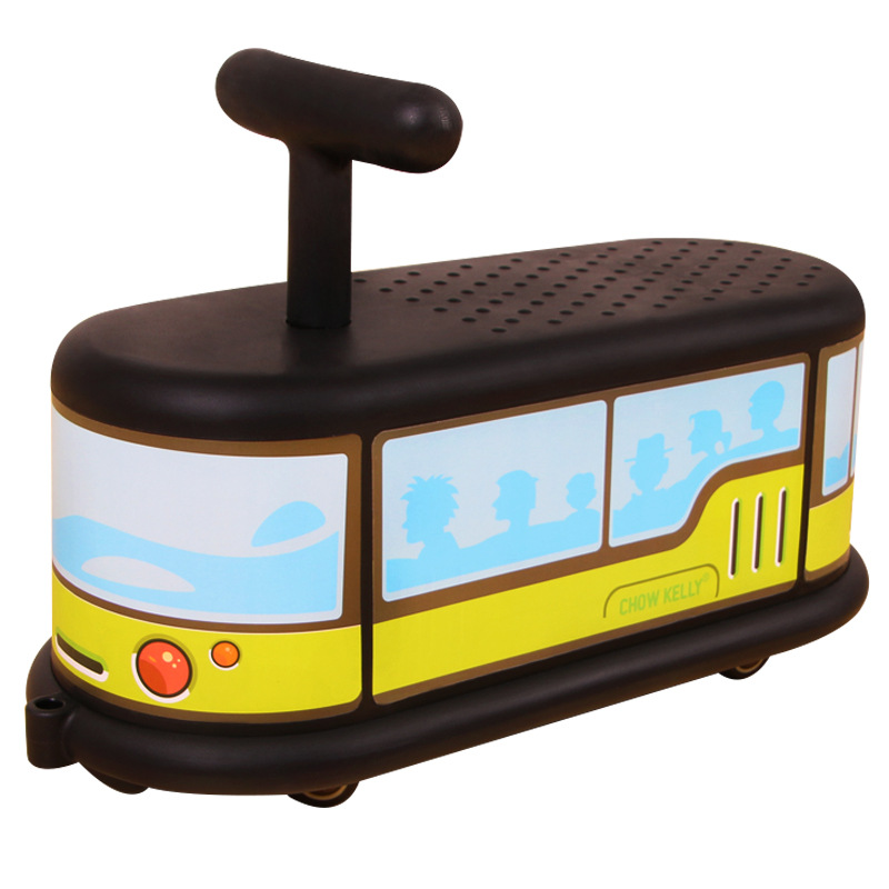 Town Bus Ride-On Toy: Fun Wiggle Car for Toddlers