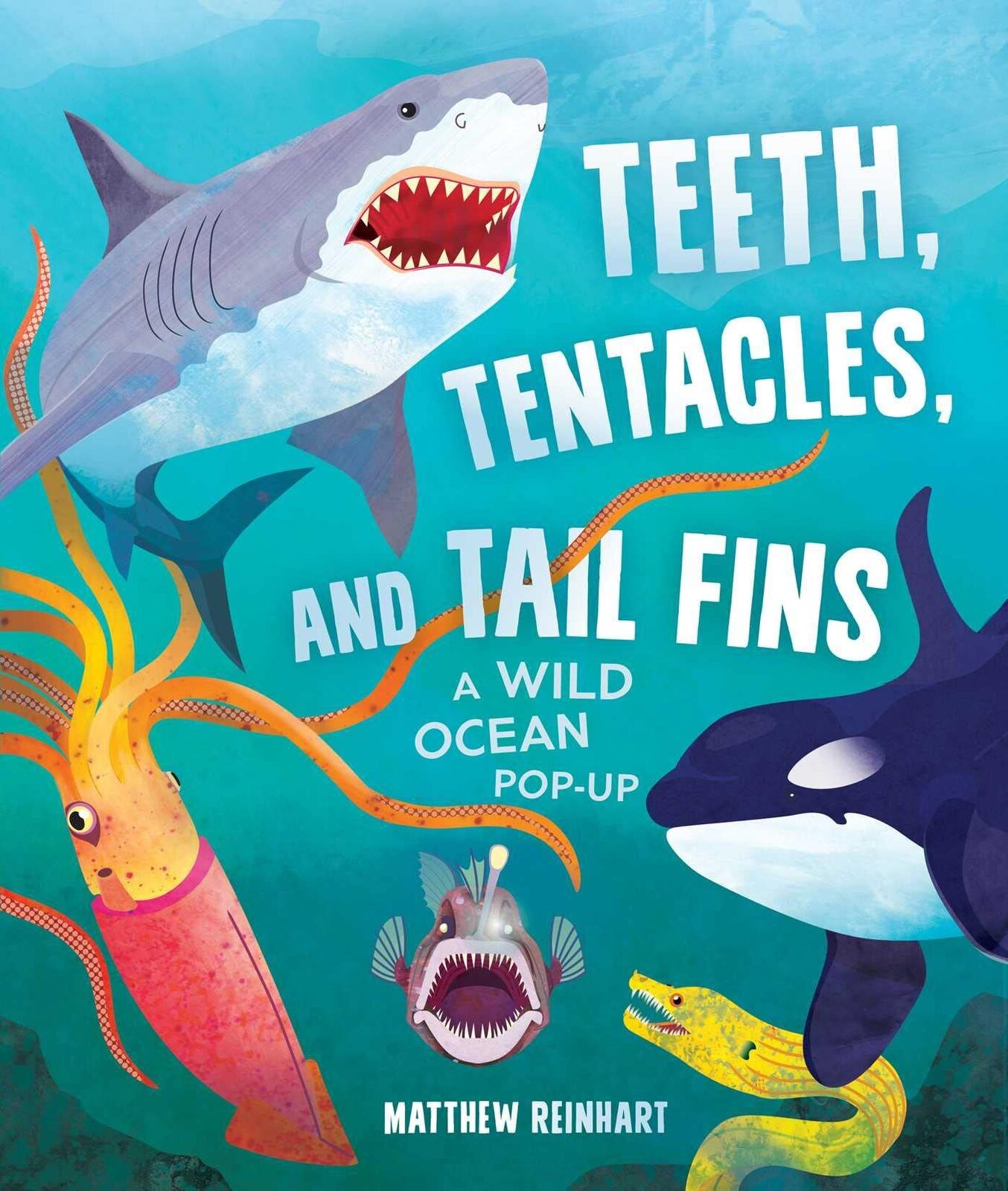 Teeth, Tentacles, and Tail Fins Pop-Up Book – Kouwi.com