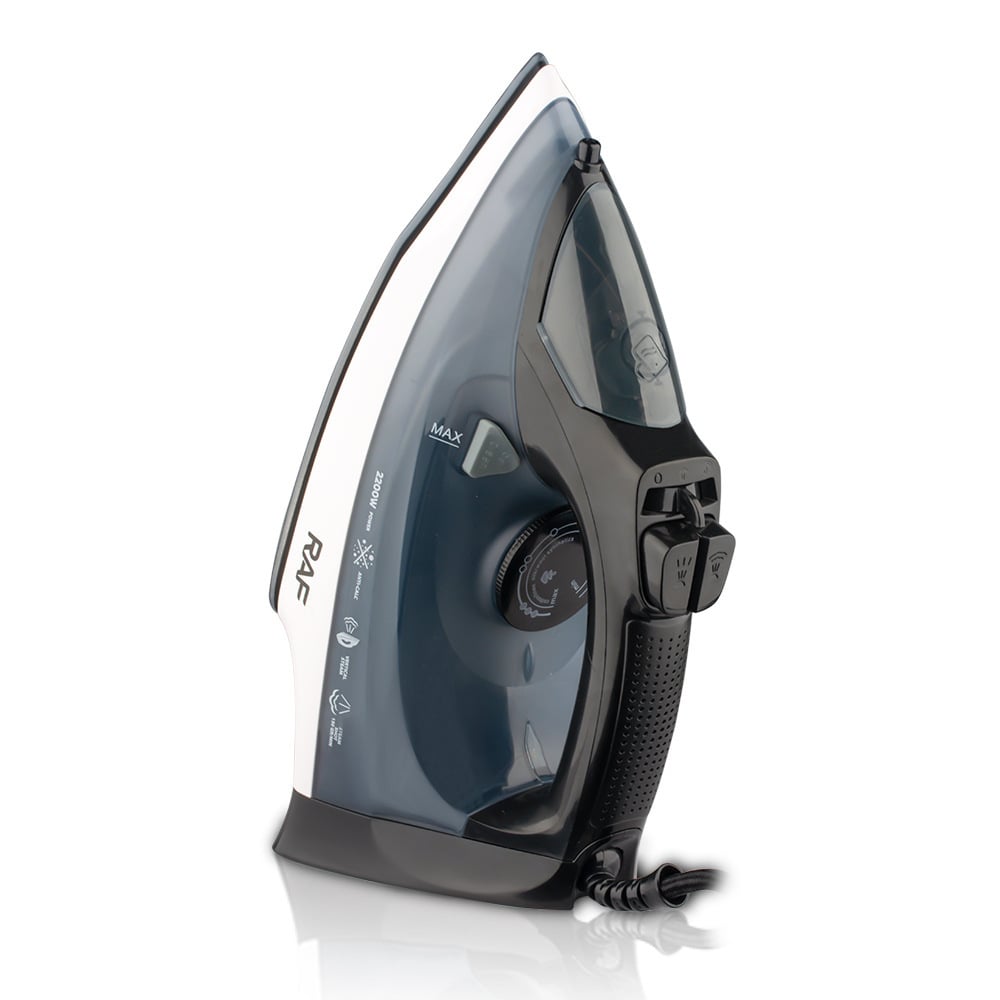 Powerful 2200W Electric Steam Iron with Ceramic Soleplate & Vertical ...